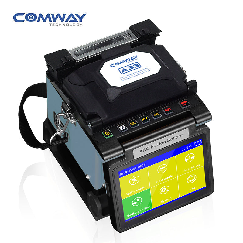 COMWAY A33 Fusion Splicer A33 Fiber Optic FTTx Splicing Machine ...